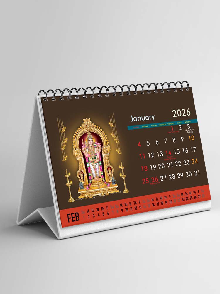 Fantastic & Epic 2025 Kulanthai Murugan Daily Calendar Printing ...